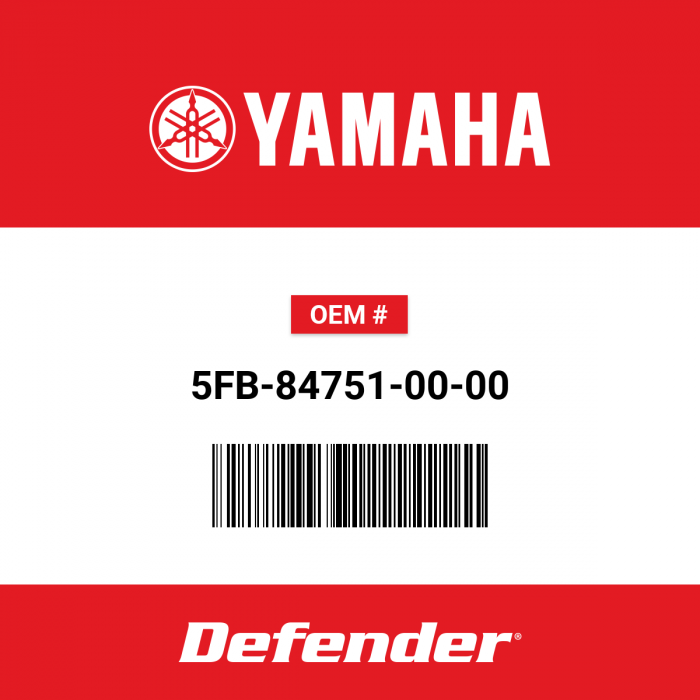 Yamaha License Bracket - 5FB-84751-00-00 | Defender Marine