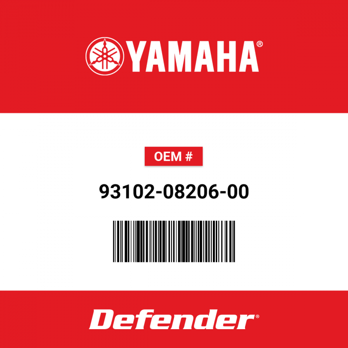 Yamaha Oil Seal - 93102-08206-00 | Defender Marine