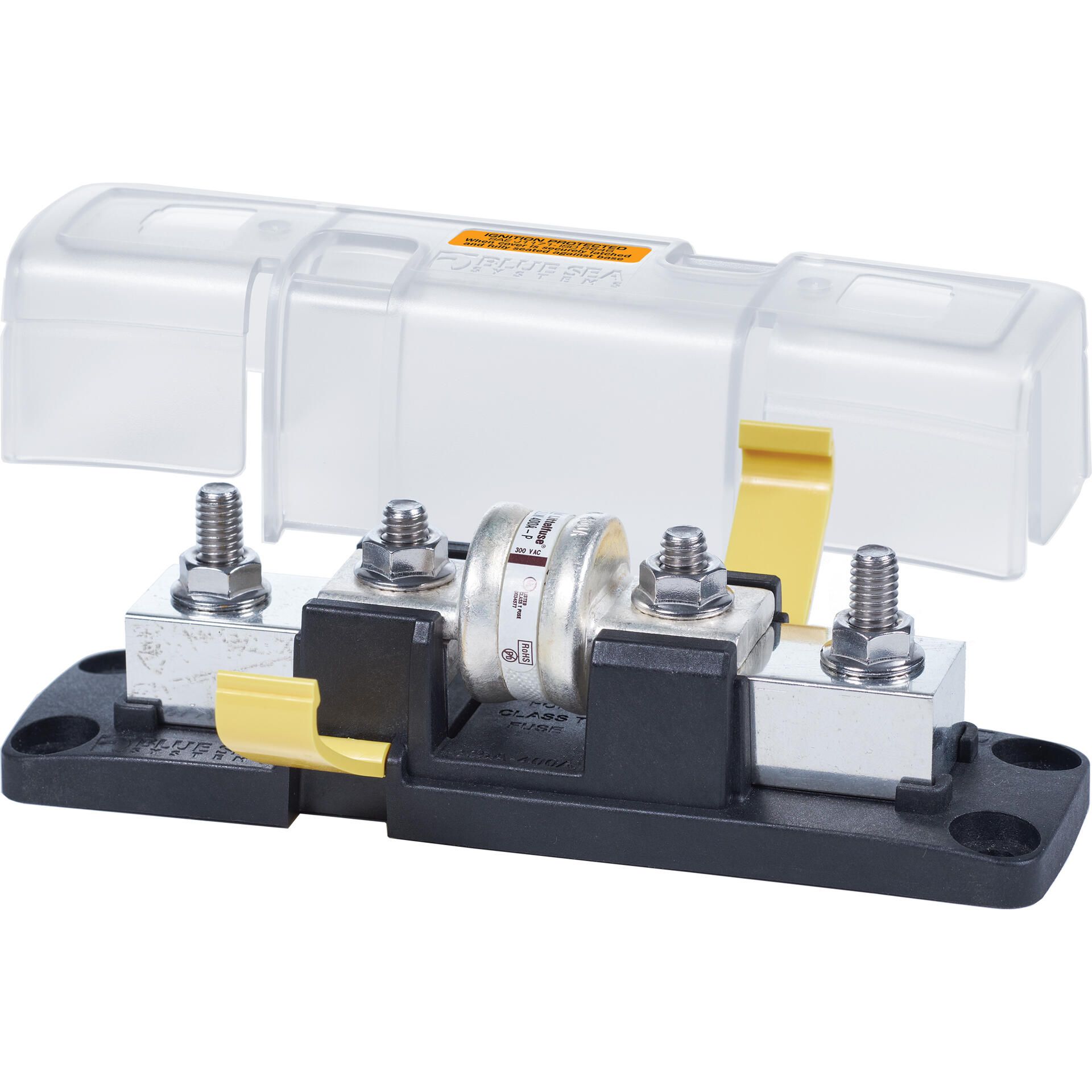 Blue Sea Systems 5018 ST 6-Circuit Fuse Block With Cover - 30A Per ...