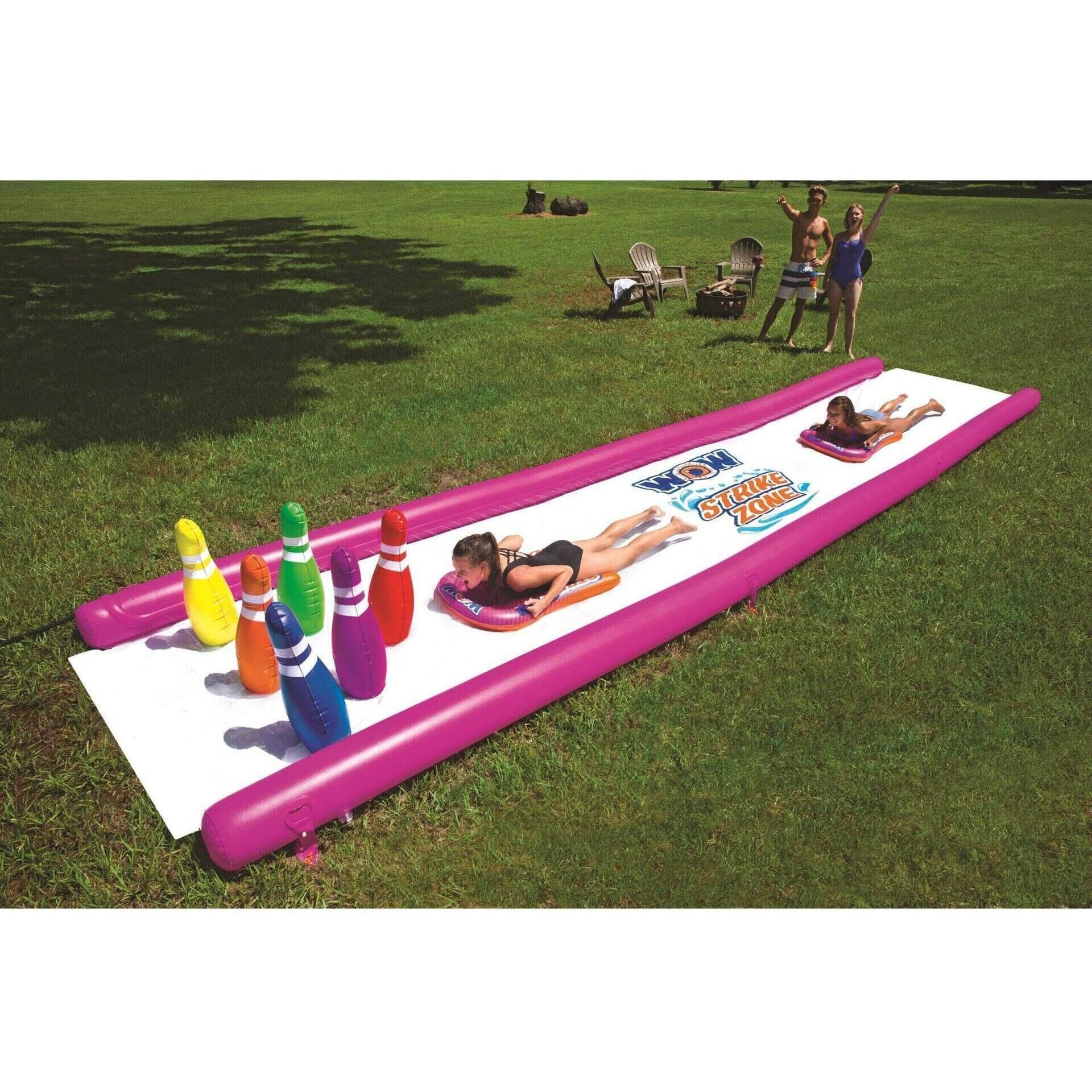 Mega Slide Backyard Waterslide, High Side Walls, 25ft X 6ft Wow Kids
